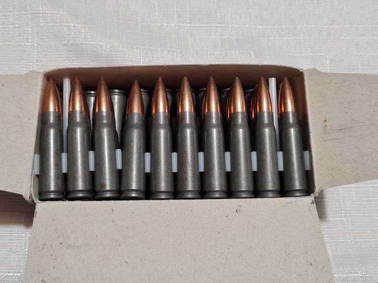 40 Round Box 7.62x39 Ammunition - Auction Services LTD
