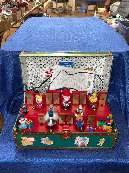 Santas musical toy chest - Auction Services LTD