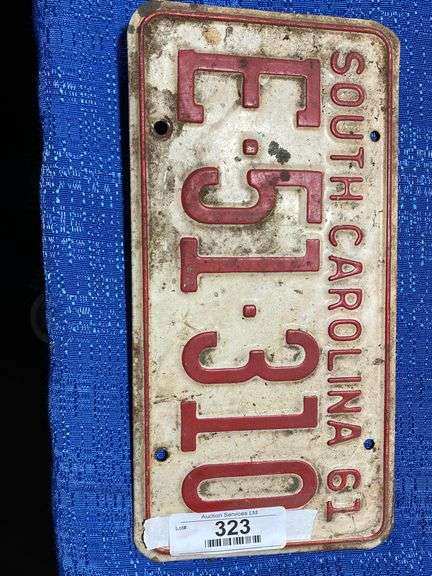 SC license plates - Auction Services LTD