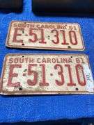 SC license plates - Auction Services LTD