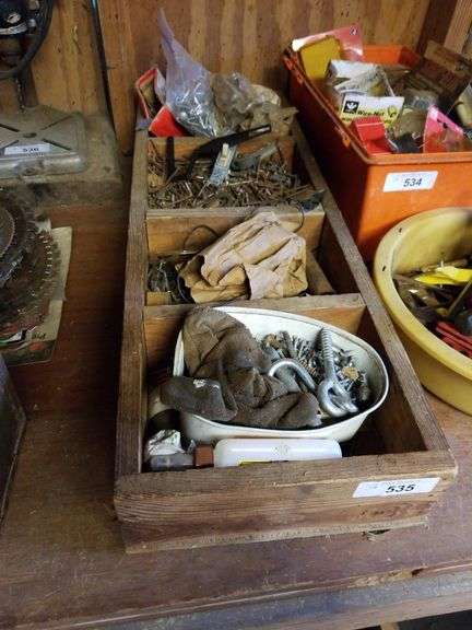 Wood Crate with Fasteners - Auction Services LTD