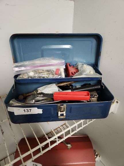 Tool Box with Tools - Auction Services LTD