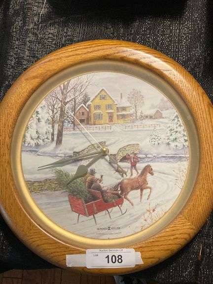 Howard Miller Christmas Clock - Auction Services LTD
