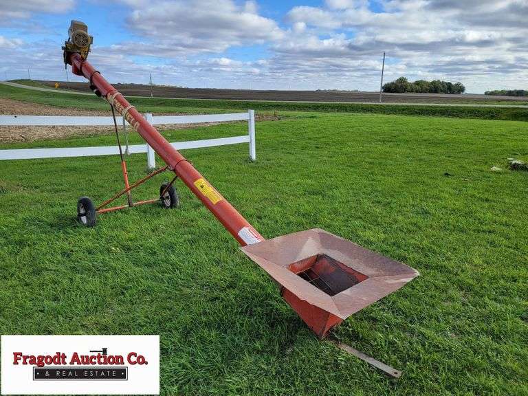 Westfield 6” x 16’ Auger with 2hp Baldor Motor - Fragodt Auction and ...