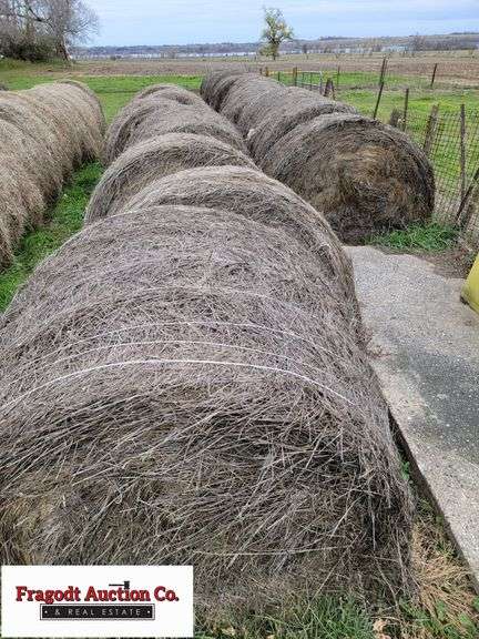 (28) Wild Hay Mix Bales. Approximately 950 lbs. - Fragodt Auction and ...