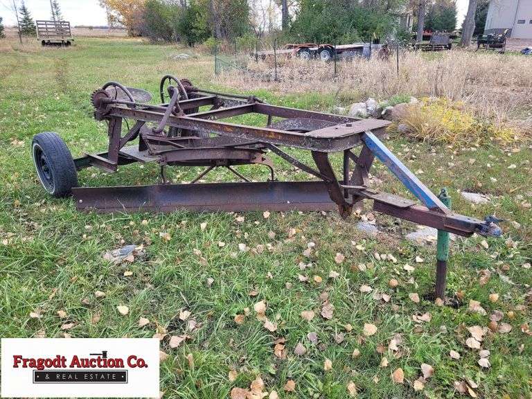 Vintage Pull Type Road Grader, 8' Blade - Fragodt Auction and Real ...