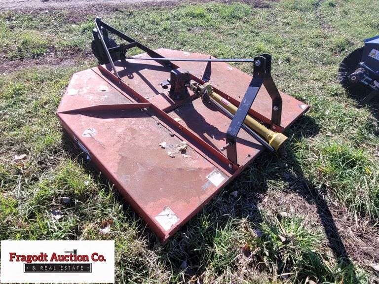 Tebben 6' Rotary Brush Mower, 3pt, 540 PTO, SN: 01 - Fragodt Auction ...