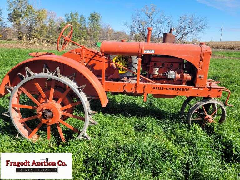 1936 Allis Chalmers WC, Steel Wheels, Engine Appears to be NOT Stuck ...