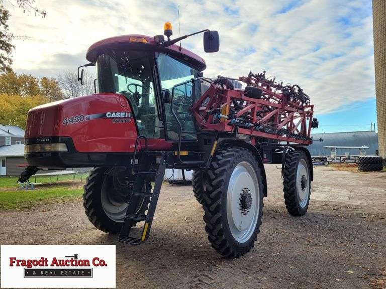 2012 Case 4430 Patriot Sprayer, 120' Boom, 1,200 Gallon Stainless Steel ...
