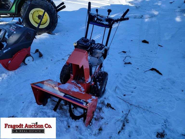 Simplicity Sno-Away 24" 8hp Walk Behind Snow Blower, 5 Speed with ...