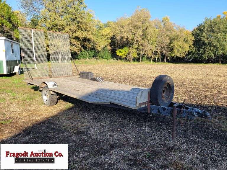 5’ x 16’ Single Axle Trailer with 2’ of Extensions Over Wheel Wells and ...