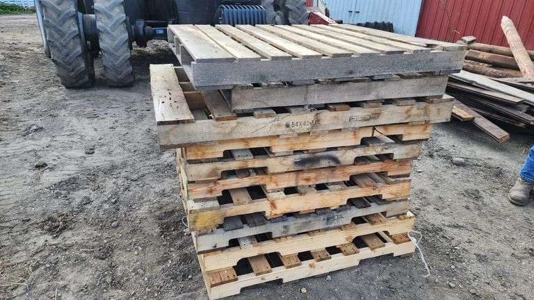 Stack of 10 Pallets, Buying All One Money - Fragodt Auction and Real ...