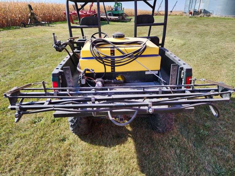 50 Gallon UTV Sprayer, Approx 15’ Fold Out Booms - Fragodt Auction and ...