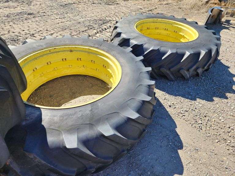 (2) BF Goodrich 18.4R38 Tires on John Deere Rims, Weathered - Fragodt ...