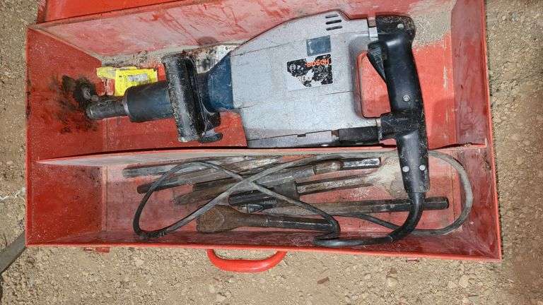 Bosch Hammer Chisel with Case - Fragodt Auction and Real Estate LLC