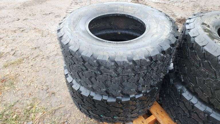(2) 32x12.50x15 Implement Tires, New Take Offs, Hoosier Brand. Item is ...