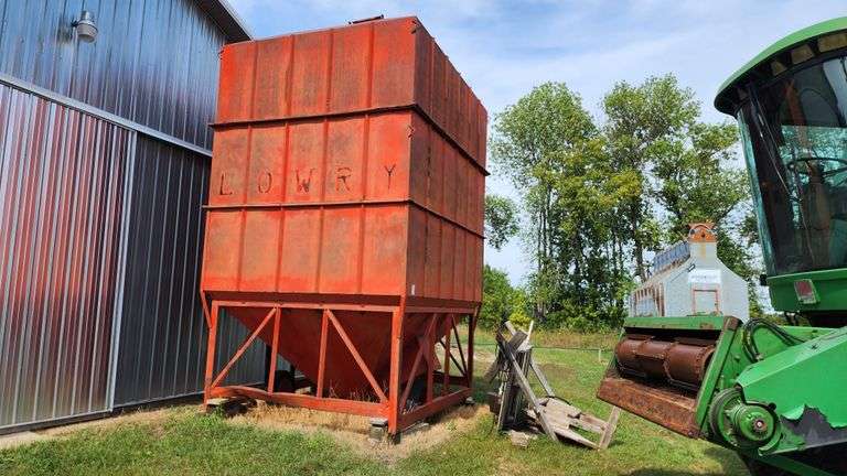 Lowry 1500 Bushel Wet Holding Bin, Side or Bottom Discharge, Help with ...