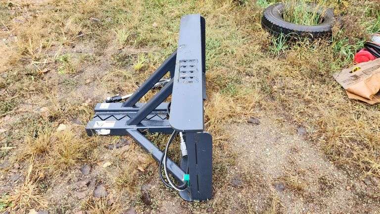 Stout Tree and Post Puller with Hoses and Ends, Universal Skid Loader ...