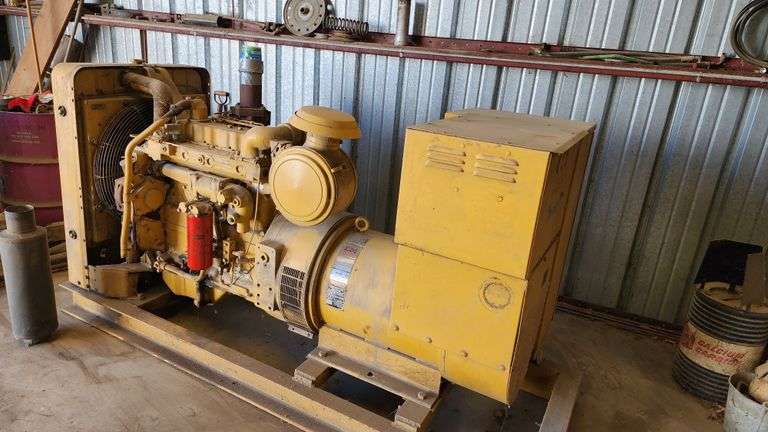 EM Bemac II Brushless Generator with CAT 3304 Engine, Non Turbo, 94hp ...