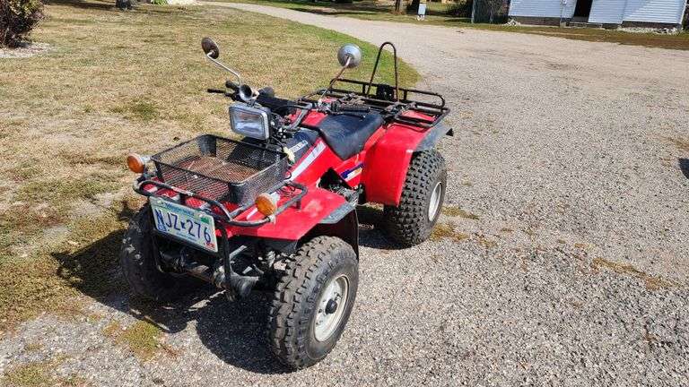 Honda TRX 200 ATV, 4x2, 5 Speed, shows 4,033 Miles, Runs and Drives but ...
