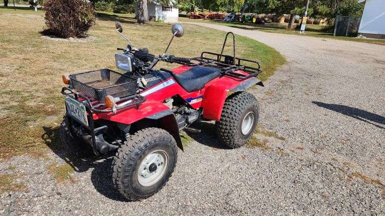 Honda TRX 200 ATV, 4x2, 5 Speed, shows 4,033 Miles, Runs and Drives but ...