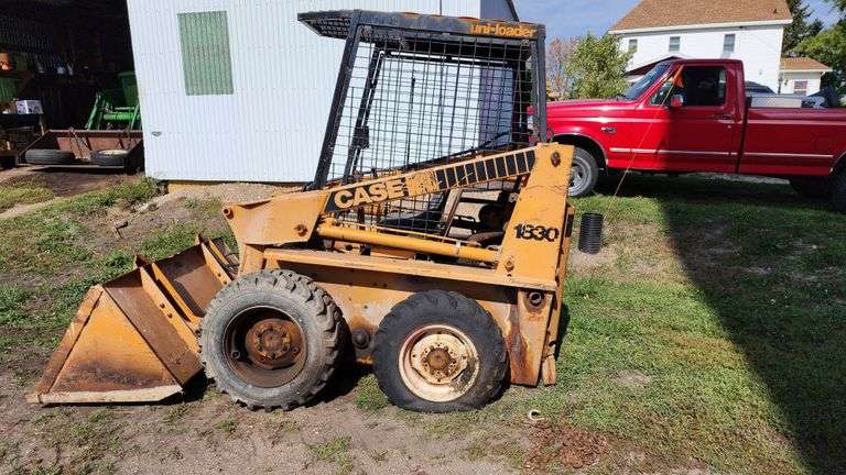 Case 1830 Skid Loader, Not Running but Engine is Loose, Shows 2,077 ...