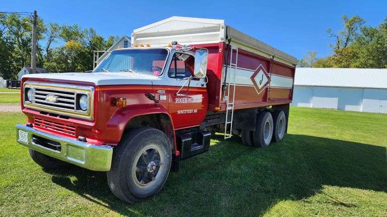 1984 Chevrolet C70 Tandem Grain Truck, Twin Screw, - Fragodt Auction ...