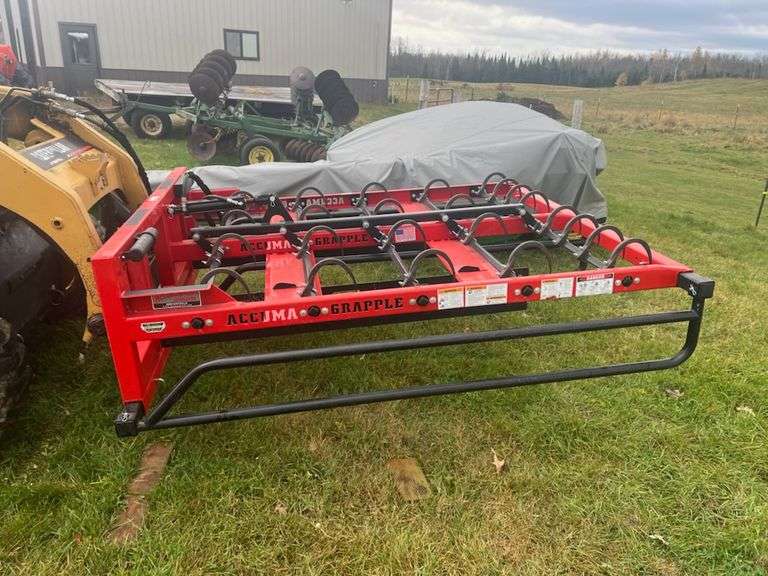 Accuma Grapple Bale Accumulator, New Spring of 2022, Universal Skid ...