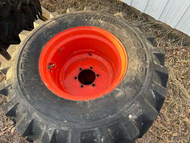 (2) 15 x 19.5 NHS Titan 6 Bolt Kubota Rims - Fragodt Auction and Real ...