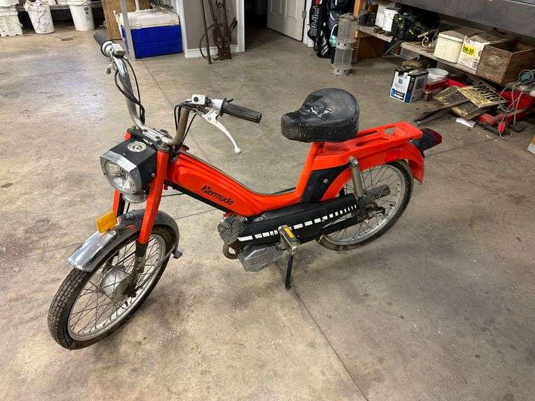 1977 Bermuda Pedal Start Moped – No Title, Non-Running, Motor is Not ...
