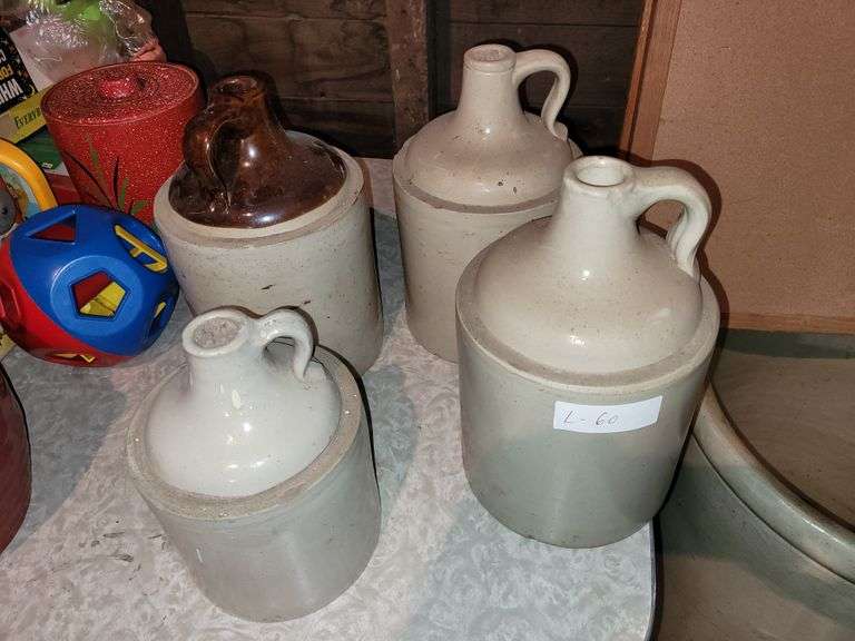 (4) Jugs, Buying All One Money - Fragodt Auction and Real Estate LLC