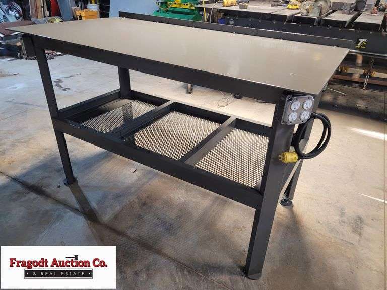Sharp Shooters Welding and Mechanical Steel Work Bench, 60.5” Wide x 32 ...