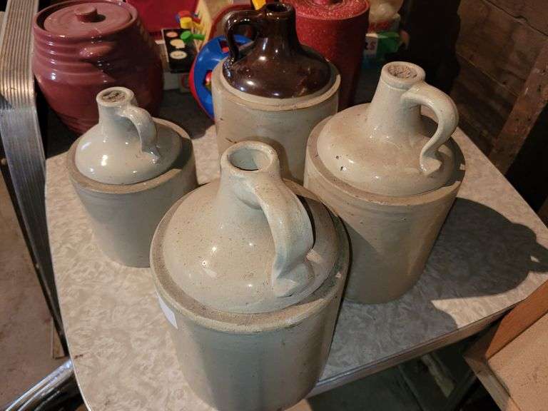 (4) Jugs, Buying All One Money - Fragodt Auction and Real Estate LLC
