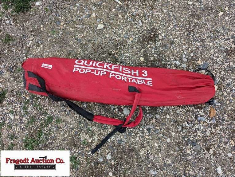 Quick Fish 3 Pop Up Portable Fish House - Fragodt Auction and Real ...