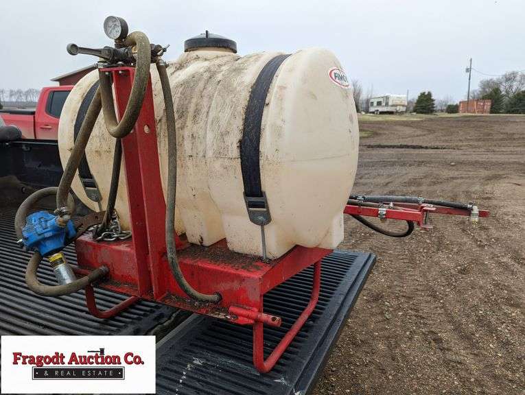 Fimco 60 Gallon 3pt Sprayer, 15’ Boom, 540 PTO - Fragodt Auction and ...