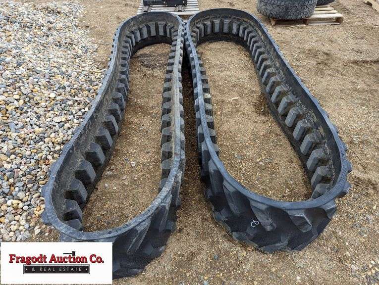 (2) 16” Goodyear Trackman Ag Tracks, off Case IH 340 Half Track, Will ...