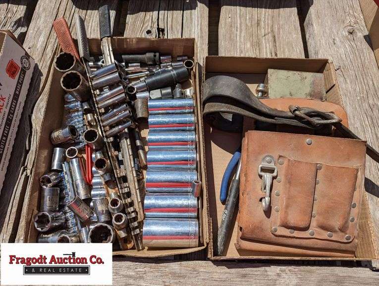 Sockets, Tool Belt - Fragodt Auction and Real Estate LLC