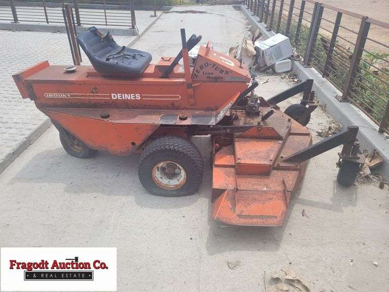 Deines 1800KT Zero Turn Lawn Mower, Front Mounted 5' Deck - Fragodt ...