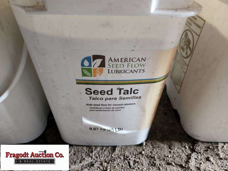 (4) Buckets of Seed Talc, Some Full, Some Half, Buying All One Money ...