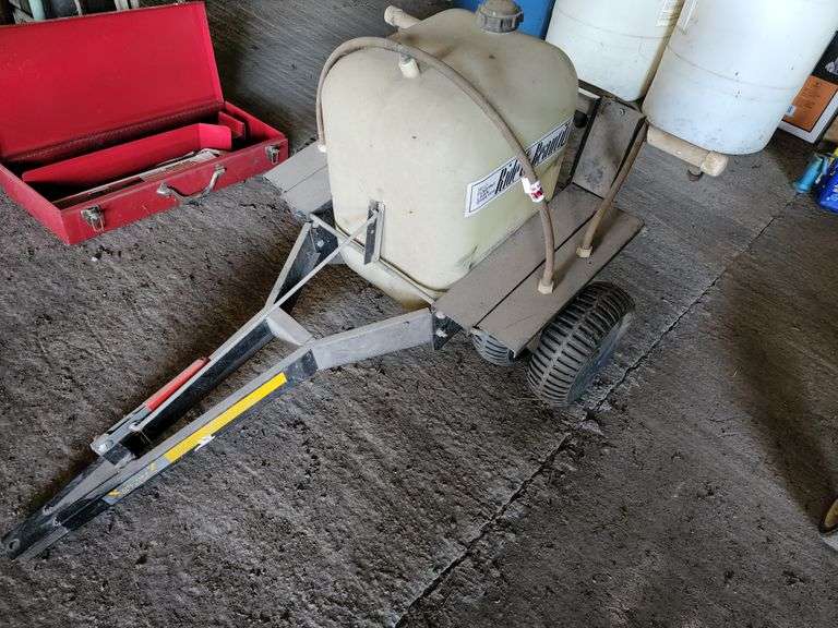 Ground Driven Pull-type Lawn Sprayer - Fragodt Auction and Real Estate LLC