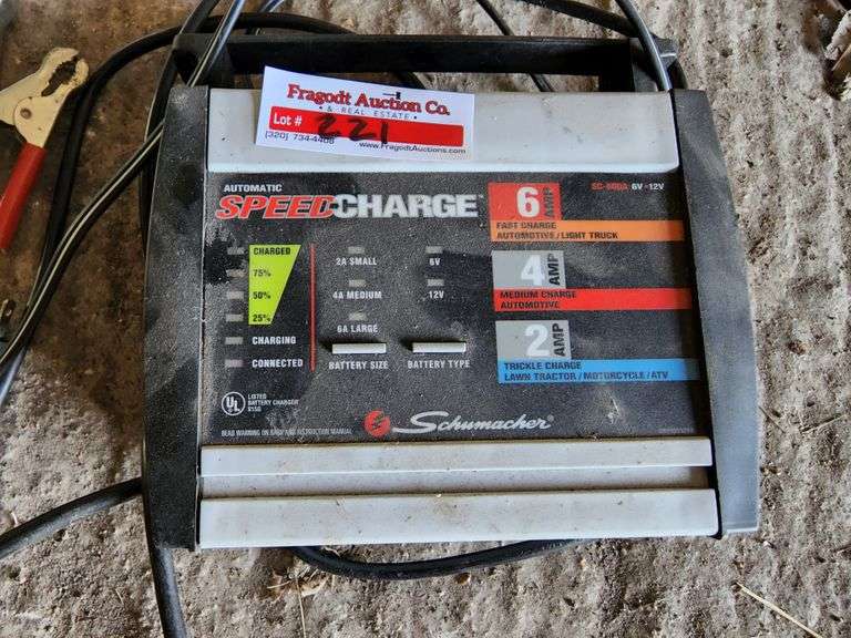 Schumacher Automatic Speed Charger - Fragodt Auction and Real Estate LLC