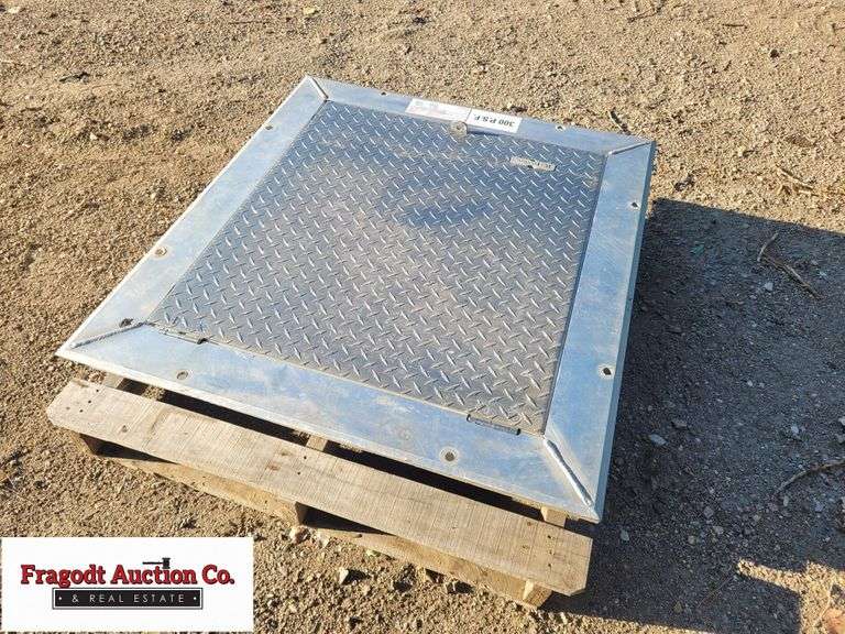 Aluminum Access Hatch with Safety Grate Insert, *New, Never Used ...