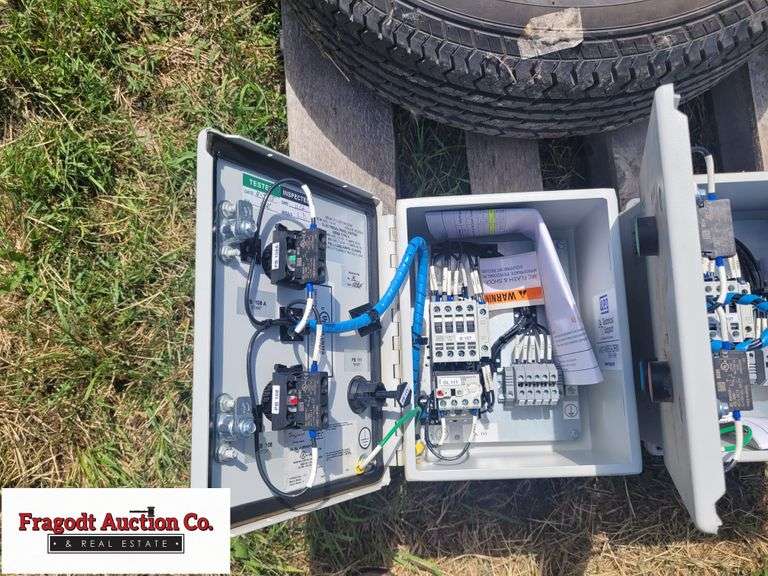 (2) Motor Control Boxes, Appear New - Fragodt Auction and Real Estate LLC