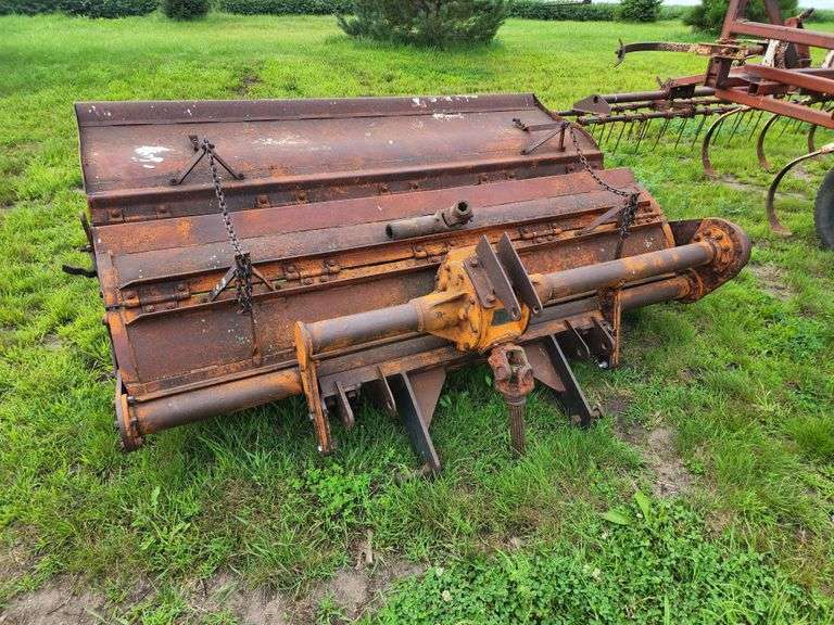 Rotavator 7’ Rear Tine Tiller, 3pt Mount, 540 PTO - Fragodt Auction and ...