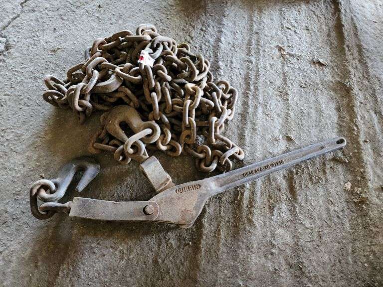 Log Chain and Come-A-Long - Fragodt Auction and Real Estate LLC