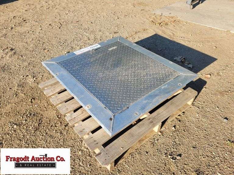 Aluminum Access Hatch with Safety Grate Insert, *New, Never Used ...