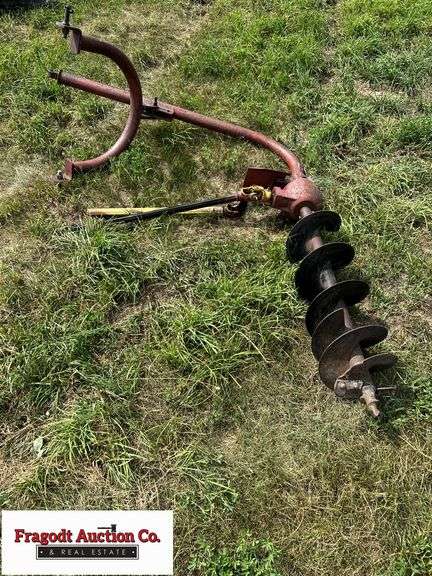 3pt Post Hole Auger, 12” Bit, 540 PTO - Fragodt Auction and Real Estate LLC