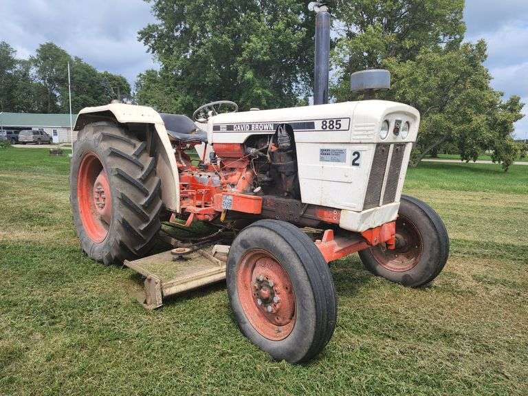 Case 885 David Brown 2wd Tractor, 13.6/12-28 Rears - Fragodt Auction ...