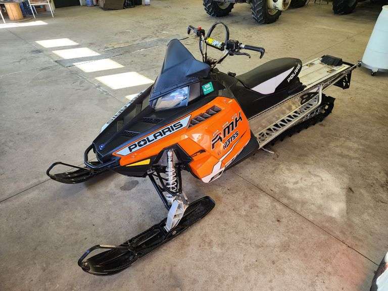2012 Polaris RMK 800 Snowmobile with Reverse, 3,053 Miles, 155” Track ...