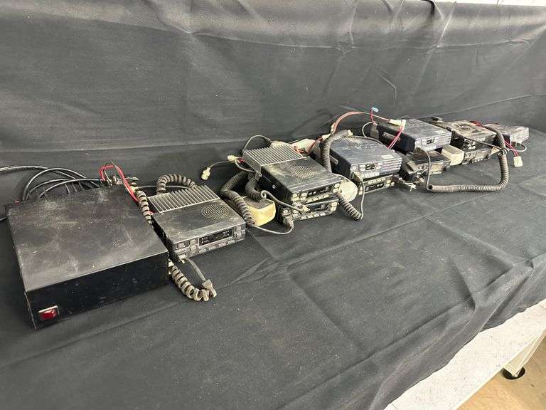 (9) Kenwood M4X8MAX Business Band Radios, 1 - Base Station, 1 ...
